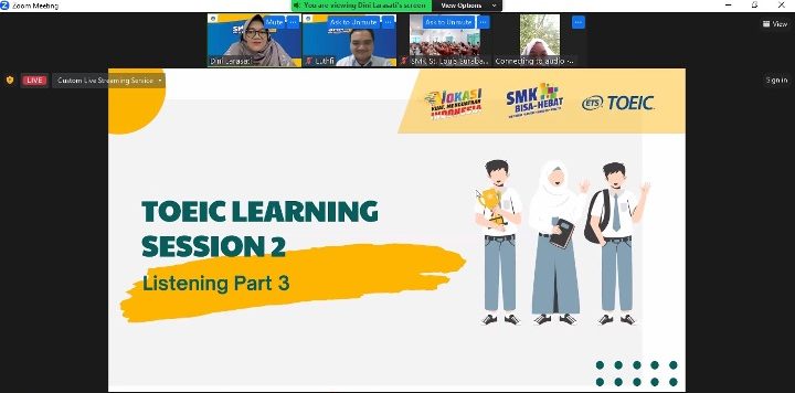 Siswa SMK se-Indonesia Antusias Belajar Bahasa Inggris Bersama TOEIC Learning Sessions SMK ...